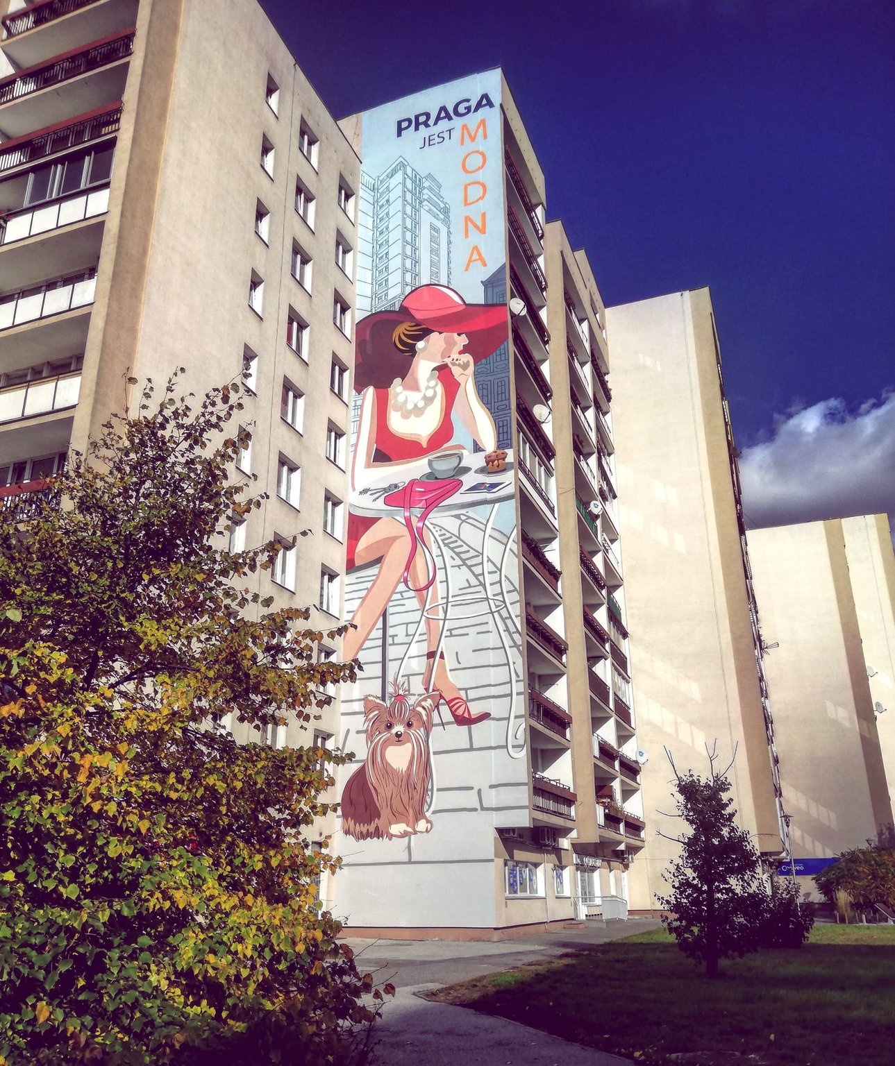 "PRAGA JEST MODNA" - nowy mural RSM "Praga" - Twoja Praga